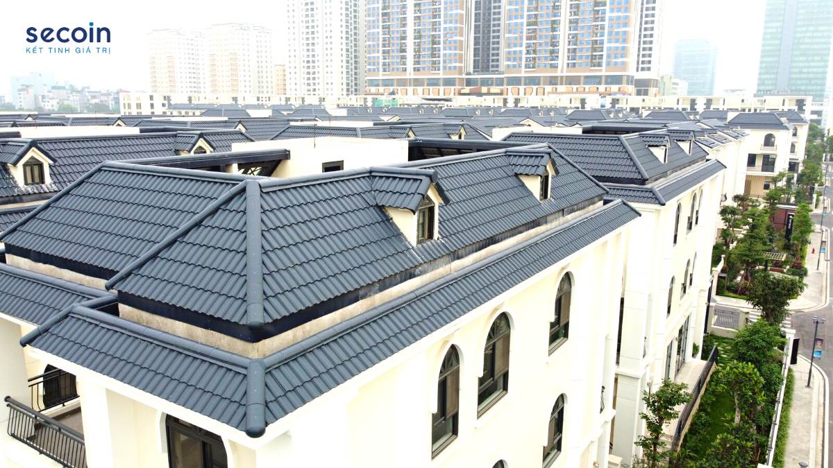 Ngói sóng tròn Secoin tại Khu đô thị cao cấp Tây Hồ Tây Starlake K5-Villa, Hà Nội